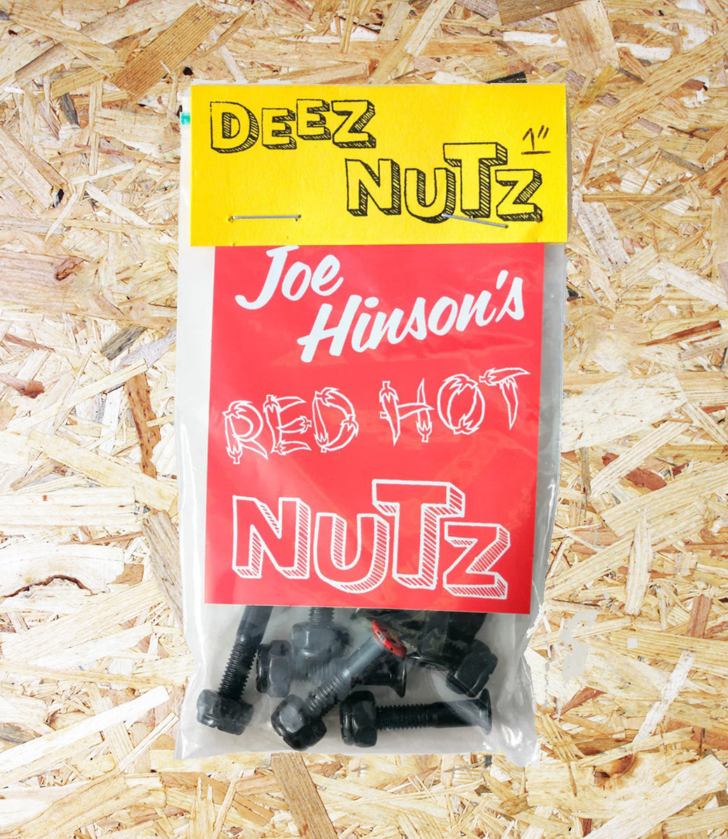 Deez Nutz Joe Hinsons Red Hot Nutz Allen Truck Bolts – Level Skateboards